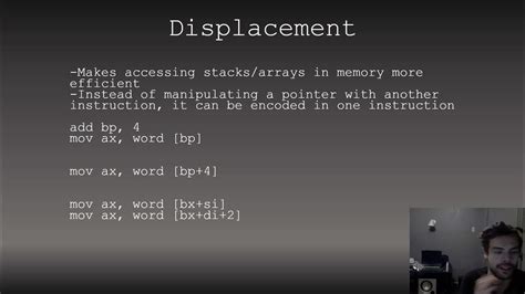 X86 Assembly 6 Memory Addressing Youtube