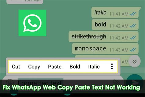 9 Ways To Fix Whatsapp Web Copy Paste Text Not Working