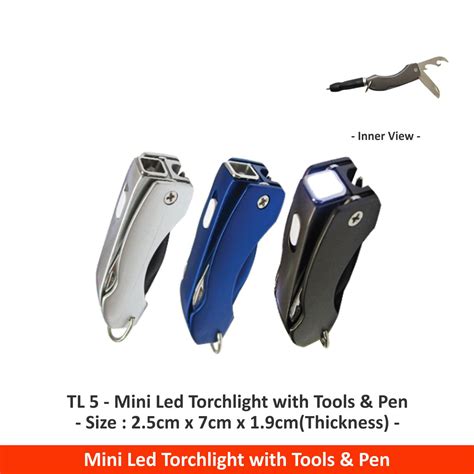 Tl5 Mini Led Torchlight With Tools And Pen Itrophy