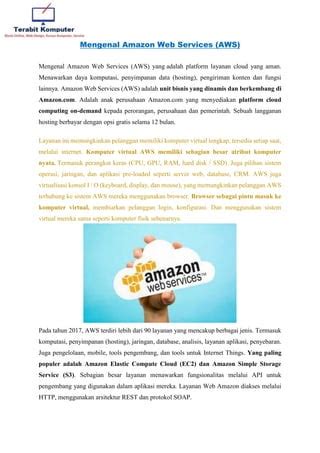Mengenal Amazon Web Services PDF