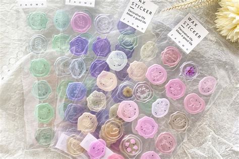 디자인문구 청첩장 스티커 초대장 웨딩 답례품 봉투 다이어리 꾸미기 실링 왁스 18개입 오늘의집 쇼핑