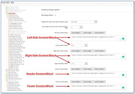 Magento Mega Menu User Guide