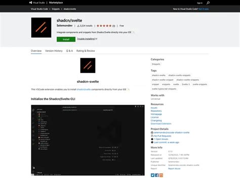 Vscode Shadcn Svelte By Selemondev A Svelte Template Built At Lightspeed