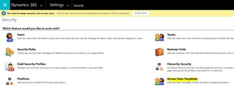 access team templates in dynamics 365 carl de souza