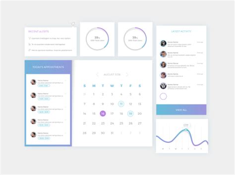 Statistics Designs Created By UI Desgn Daily