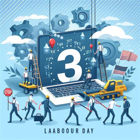Premium Photo Labour Day Poster Flyer Banner Free Photos And Labour Day Background
