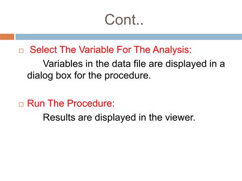 Spss Pptx Computing Technology And Computing