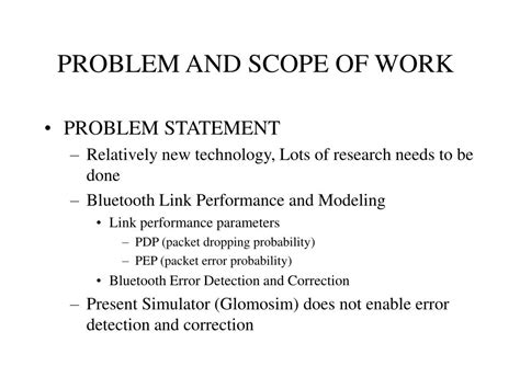 Ppt Bluetooth Link Performance With Crc Measurement Powerpoint Presentation Id 5621539