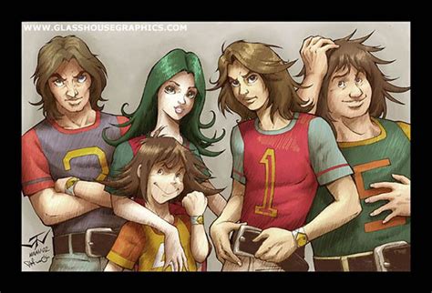 Mark 1 Jason 2 Princess 3 Keyop 4 Tiny 5 Battle Of The Planets Gatchaman 80s Cartoons