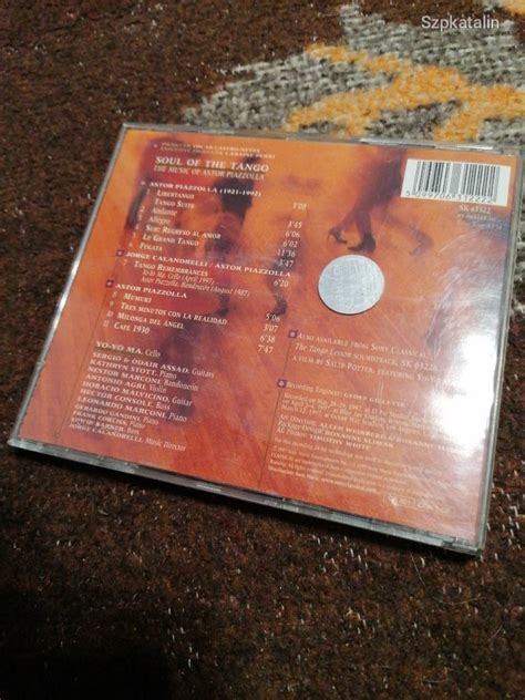 Cd Yo Yo Ma Soul Of The Tango The Music Of Astor Piazzolla