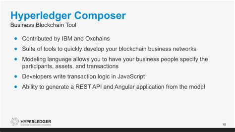 Hyperledger Project Overview January 2018 Pptx