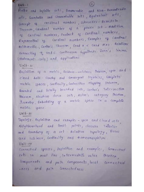 Topology Notes Pdf