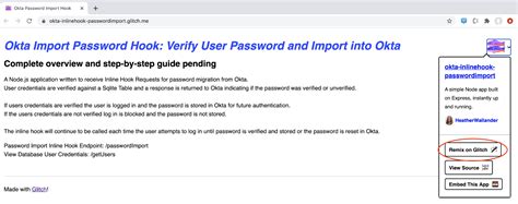 Migrate User Passwords With Oktas Password Hook Okta Developer