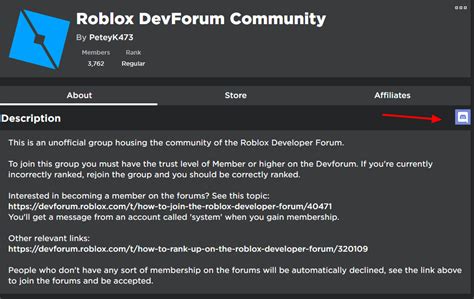 Unofficial Public Discord Server For Forum Members Bulletin Board Developer Forum Roblox