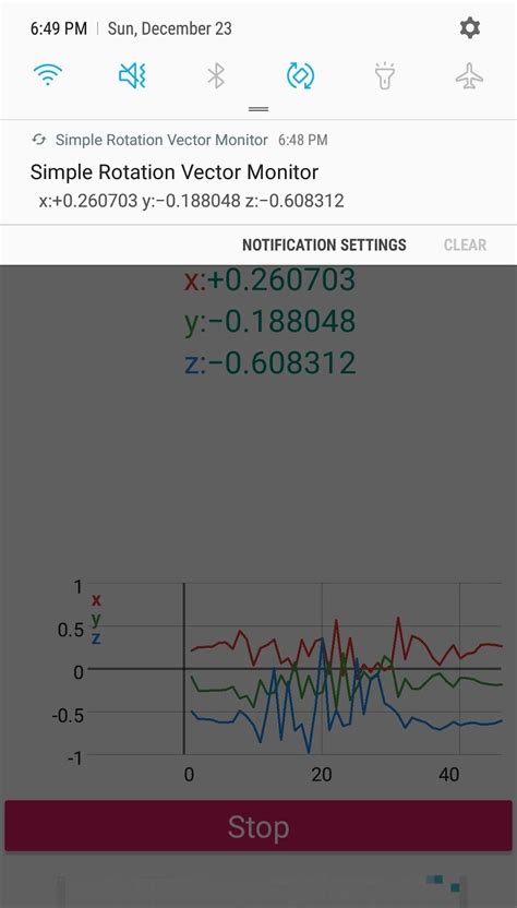 simple rotation vector monitor apk for android download