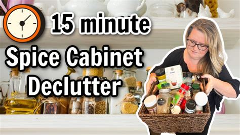 Day 3 Spice Cabinet 30 Day Home Declutter 2023 Declutter Challenge