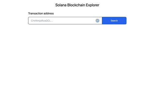 Build A Blockchain Explorer With Solana And Nextjs