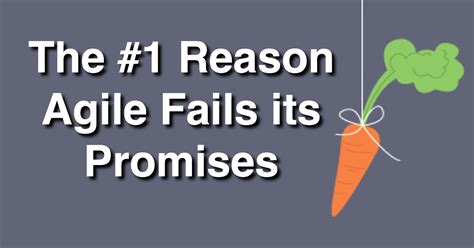The Reason Agile Fails Its Promises Jimmie Butler Strategy Consultant