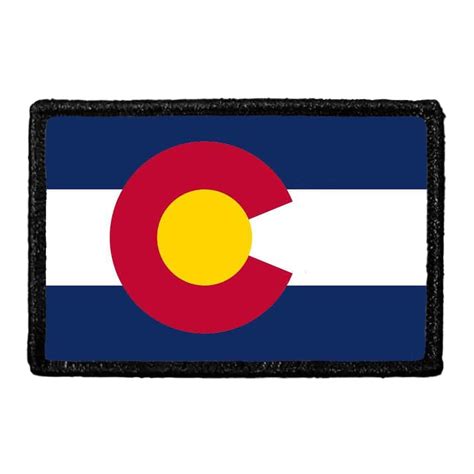 Colorado State Flag Color Removable Patch