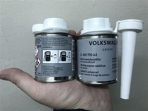 Топливная присадка VAG — Volkswagen Touareg (2G), 3,6 л, 2012 года ...
