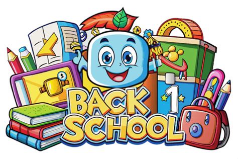 Back To School Clipart Graphic By Happywithmonir · Creative Fabrica