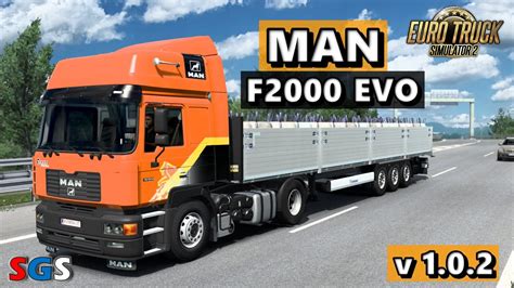Ets2 1 45 Man F2000 Evo V1 0 2 By Xbs [truck Mod] Youtube