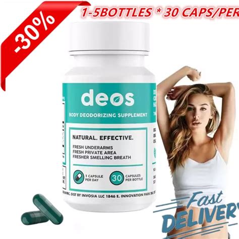 1 5pcs Deos Body Deodorizer Magicchlorophyll Capsule Body Odor Detox