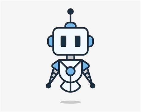 Premium Vector Robot Cyborg Robotic Cyber Humanoid Assistant Bot