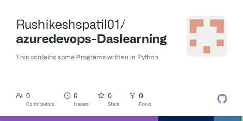 Github Rushikeshspatil01azuredevops Daslearning This Contains Some