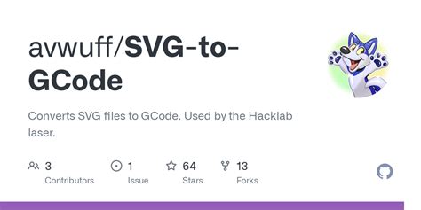 Github Avwuff Svg To Gcode Converts Svg Files To Gcode Used By The Hacklab Laser