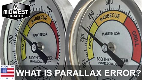 Bbq Thermometer Gauge What Is Parallax Error Midwest Hearth