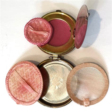 1920s Compact People Enamel Rococo Brass Powder Extraordinary Etsy