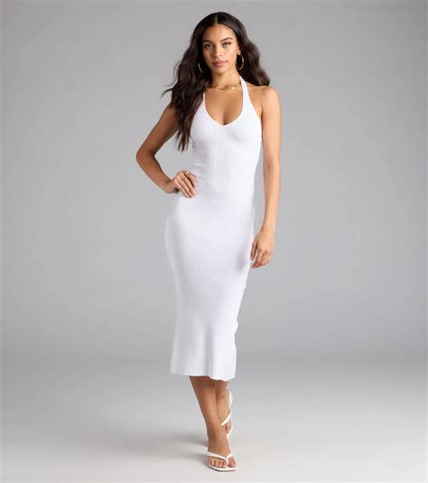 White Bodycon Dresses For Women And Windsor