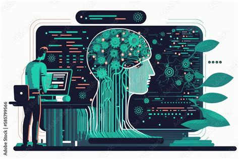 person learning about different types of machine learning algorithms