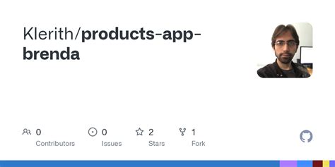GitHub Klerith Products App Brenda