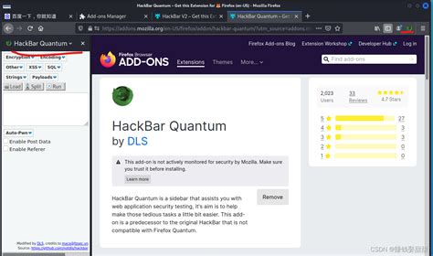 网络安全——firefox浏览器渗透测试插件 易微帮