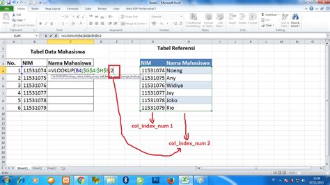 fungsi vlookup pada microsoft excel vendidit blog