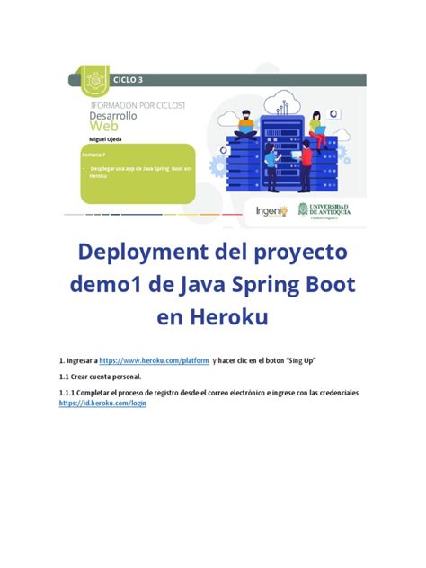 Heroku Pdf Programación De Computadoras Desarrollo De Software