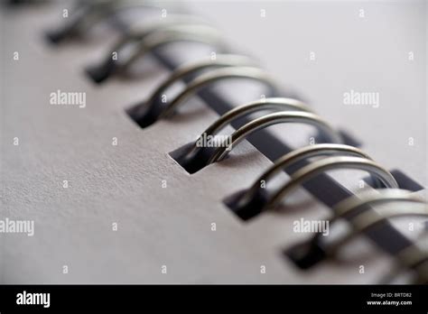 Detailed Image Of The Ring Metal Rings In A Ring Binder Folder Stock Photo Alamy