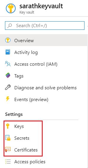 easily read key vault secrets from asp core web api application