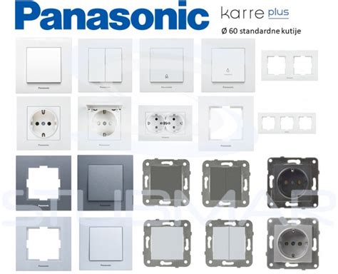 Panasonic Karre plus prekidači i utičnice