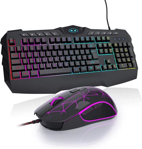 Rgb Backlit Gaming Keyboard And Mouse Combo Magegee India Ubuy