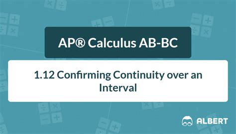 How To Tell If A Function Is Continuous A Review Albert Resources
