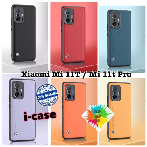 Jual XIAOMI MI 11T Mi 11T Pro 5G Soft Case Leather CODE Casing Cover MI11T Merah Jakarta