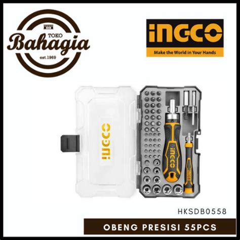 Jual Obeng Presisi 55 Pcs Obeng Set Precision Screwdriver Ingco