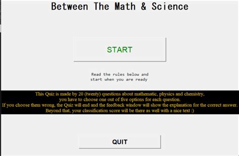 Math Science Quiz In Python With Source Code Source Code Projects
