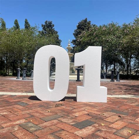 Large Styrofoam Numbers Etsy