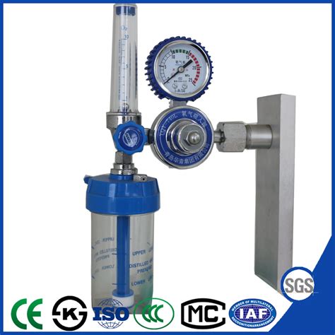 Hakin Medical Regulator Oxygen Inhalator With Flow Meter Gas Economizer