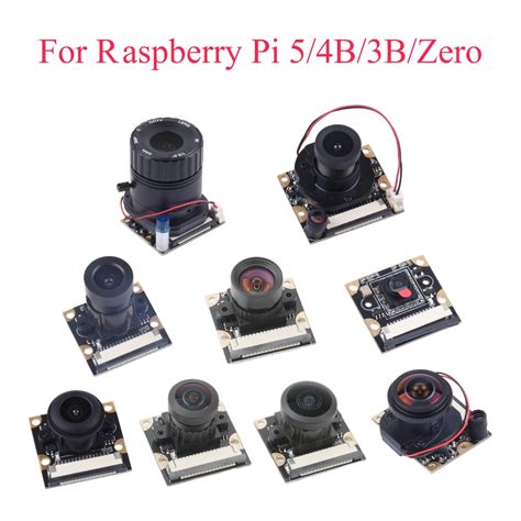 Raspberry Pi Night Vision โมดูลกล้อง Hd พร้อมเติมแสง สาย 5mp ชุดมุม