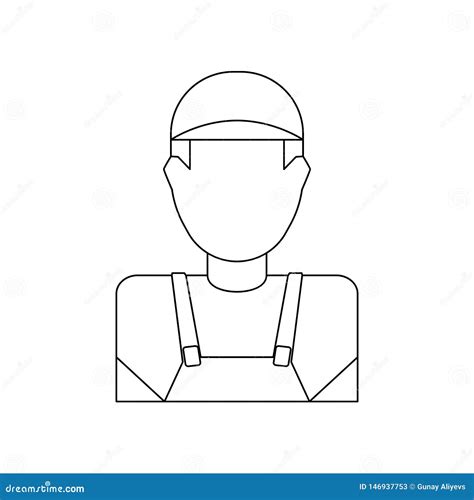 Color Avatar Of The Builder Icon Element Of Construction Tools For Mobile Concept And Web Apps